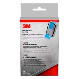 3M P100 Replacement Filter for Mold & Lead Paint Removal Respirator - 2 ...
