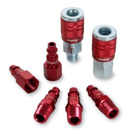 Workforce A73457D Industrial Interchange Coupler And Plug 7-Piece Kit