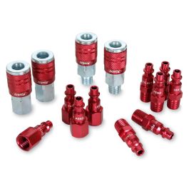 Workforce A73458D Industrial Interchange Coupler And Plug 14-Piece Kit