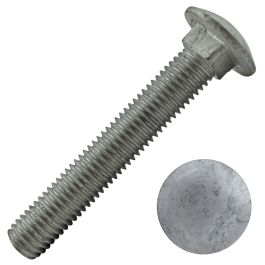 3/4-10 X 8" Carriage Bolt Hot Dipped Galvanized - 45 pcs per keg