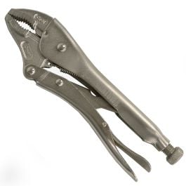 7" Curved Jaw Locking Pliers with Wire Cutter