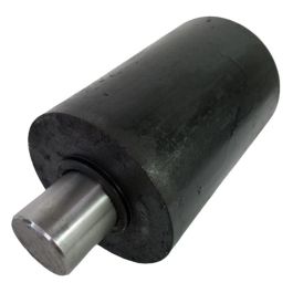 5" Solid Steel Nose Roller With Pin Shaft