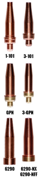 Victor Style - Torch Tips - Gas Welding/Cutting Apparatus - Welding ...